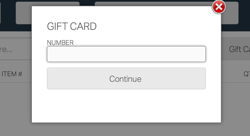 Issuing a gift card in the POS, checking the balance and tendering a ...