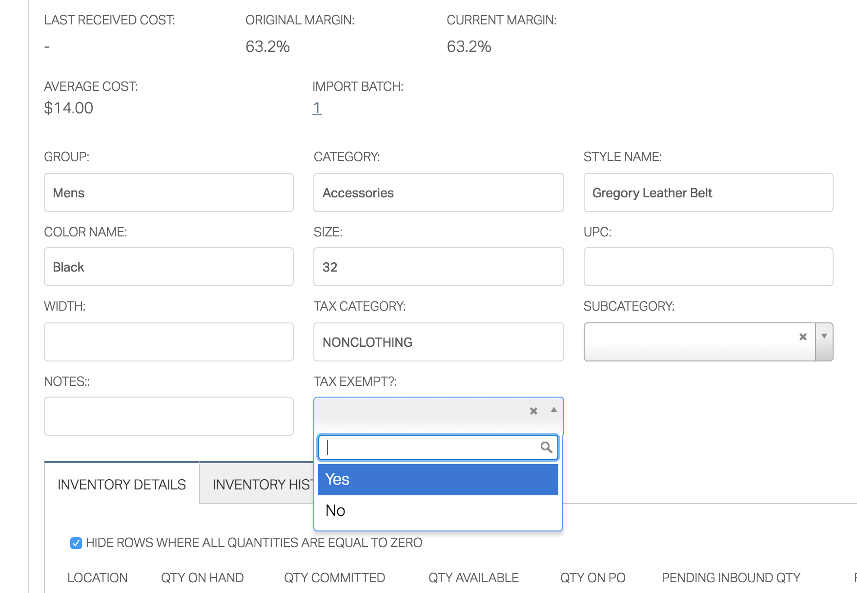 How to make customers and items tax exempt