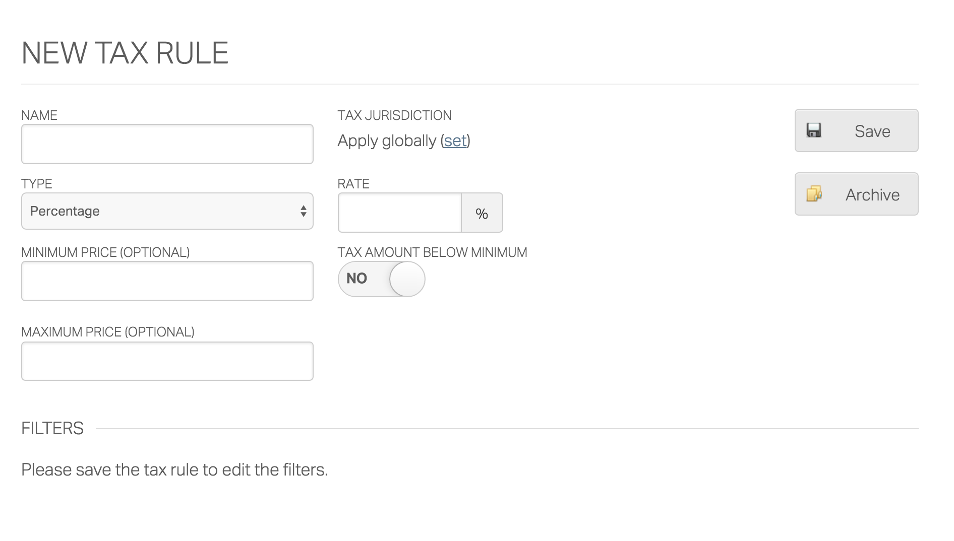 How To Set Up Tax Rules and Jurisdictions